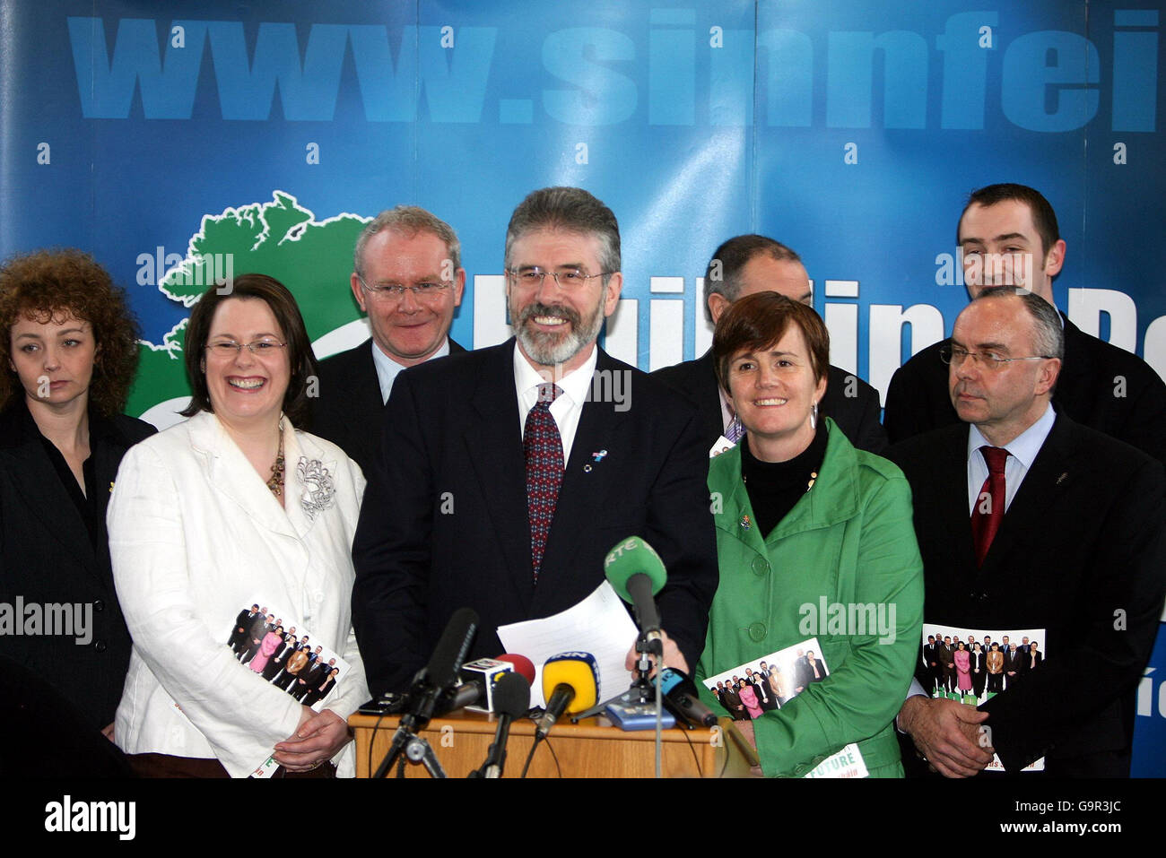 Sinn Fein manifesto launch Stock Photo - Alamy