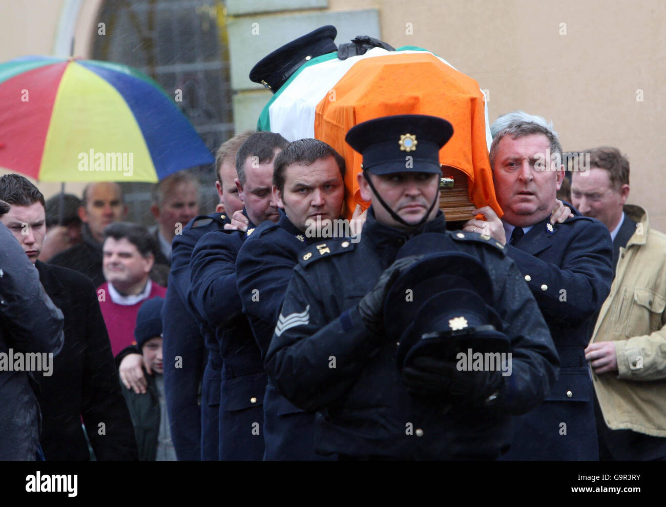 Funeral of Garda Brian Kelleher Stock Photo - Alamy