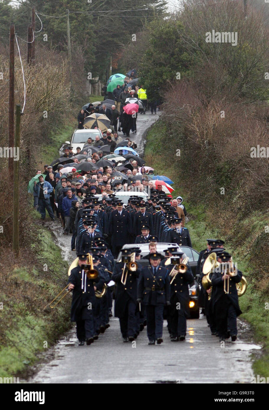 Funeral of Garda Brian Kelleher Stock Photo - Alamy