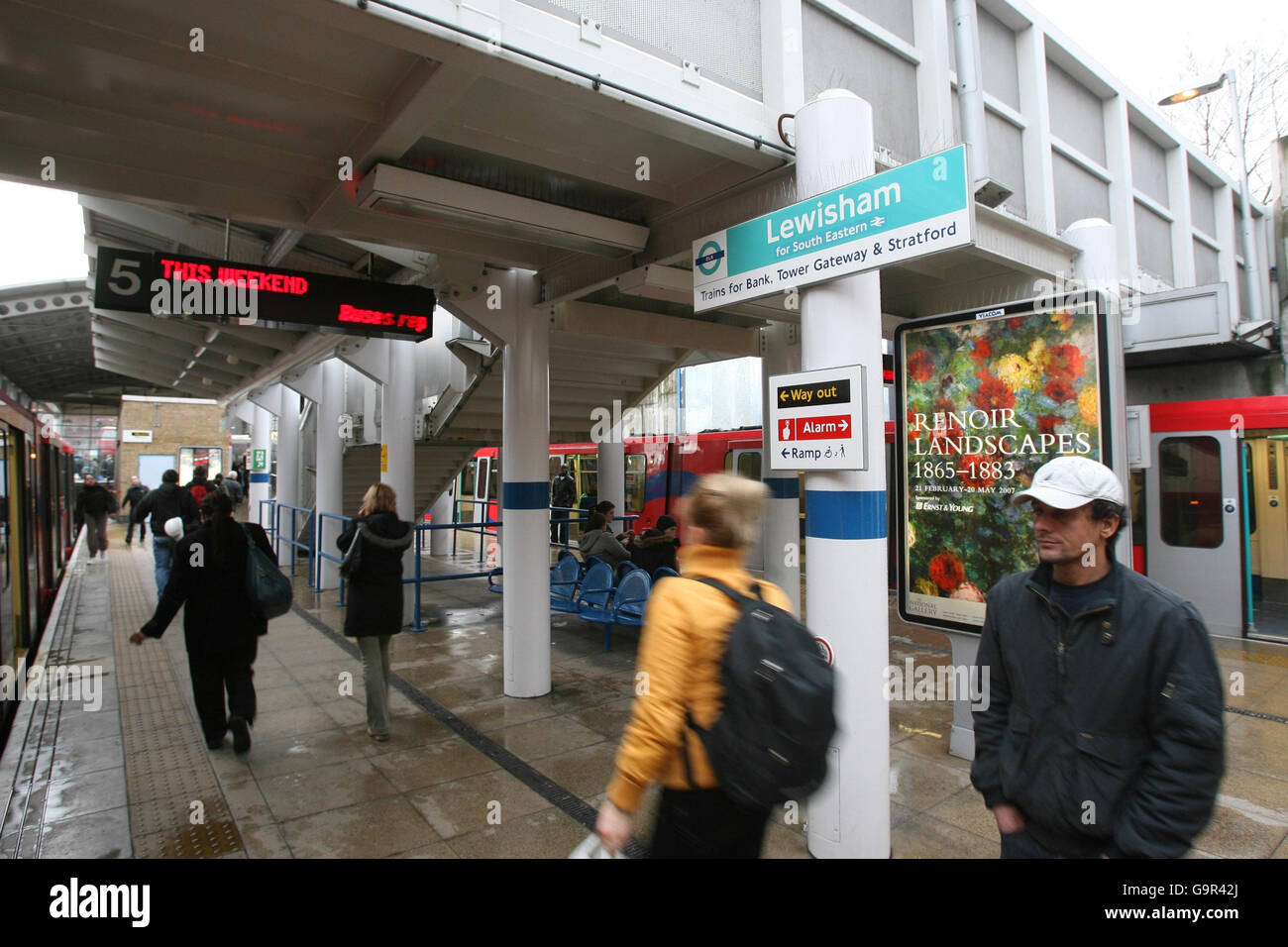 Lewisham docklands light railway hi-res stock photography and images ...