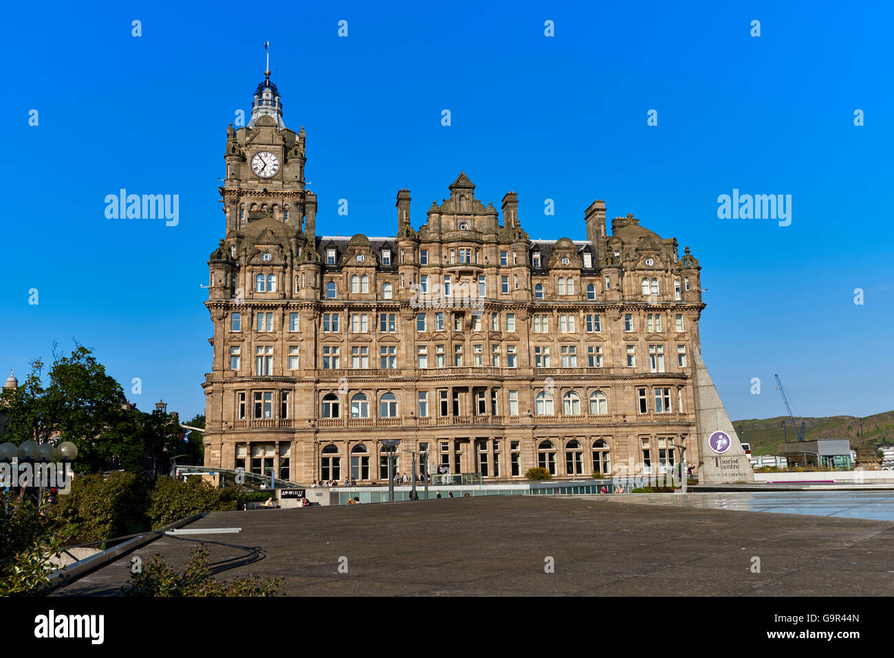 The balmoral at edinburghs most prestigious address hi-res stock ...