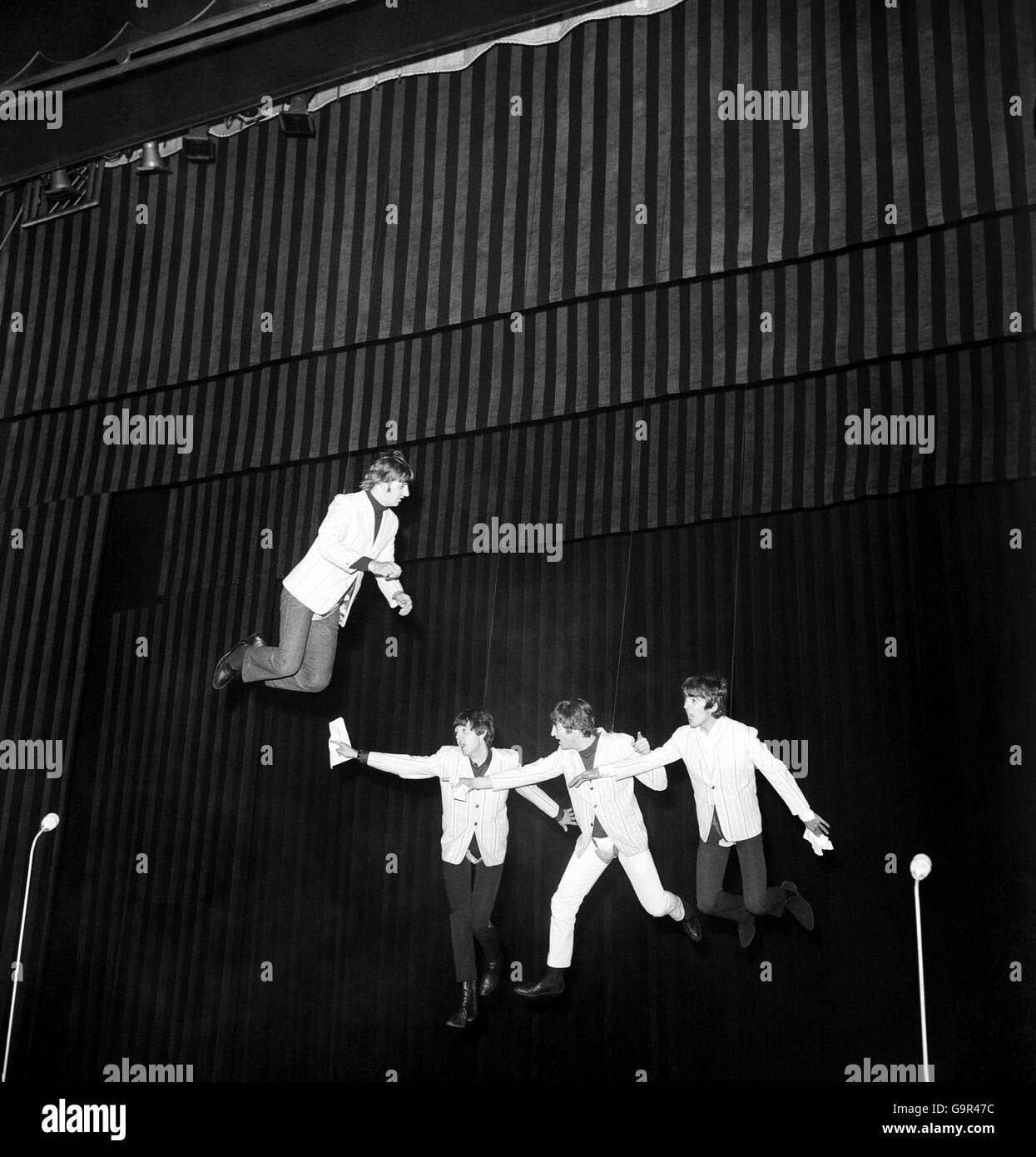 Now, The Flying Beatles Stock Photo - Alamy
