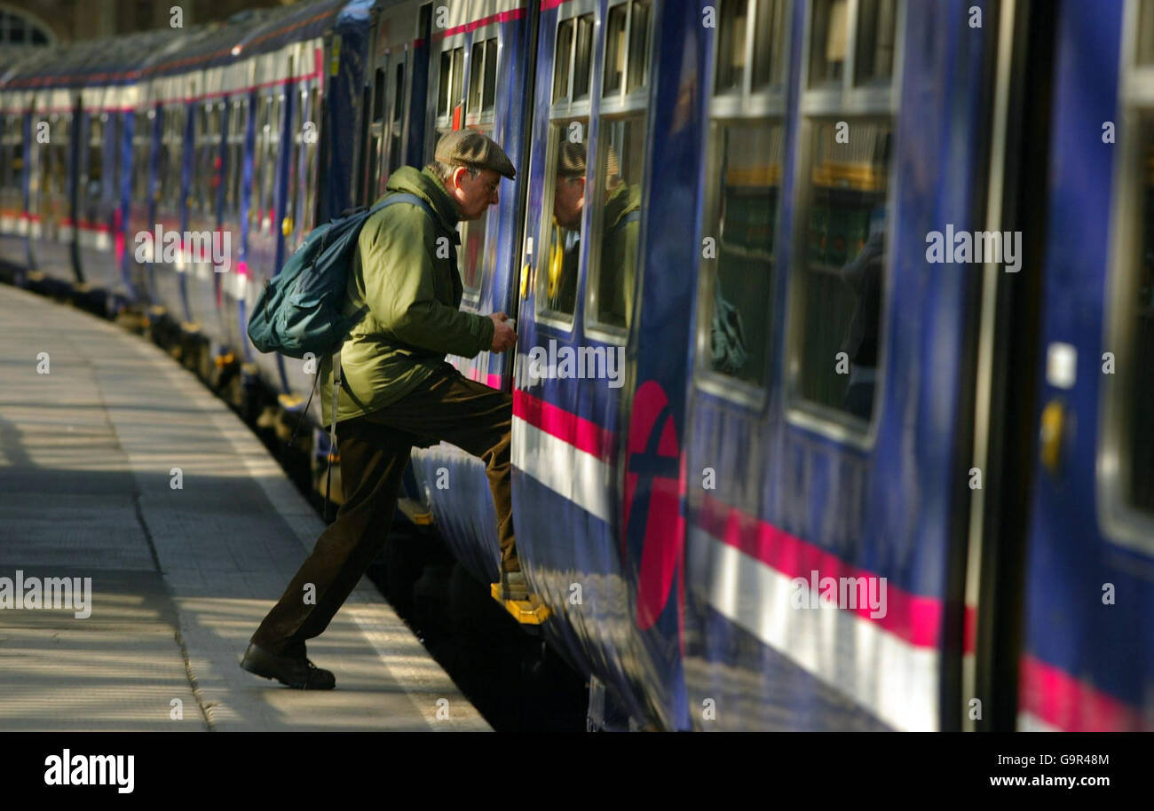 Rail chaos as signal staff walk out Stock Photo - Alamy
