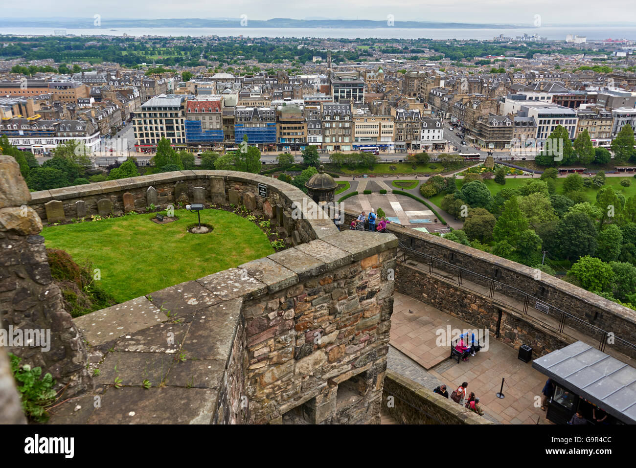 Edinburgh Castle is a historic fortress, which dominates the skyline of ...