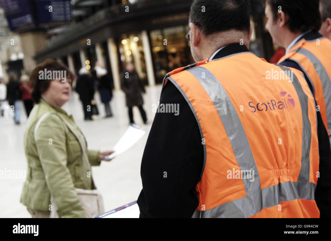 Rail chaos as signal staff walk out Stock Photo - Alamy