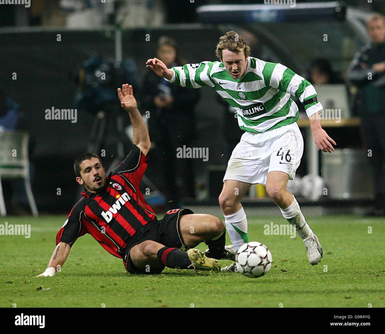 Soccer - UEFA Champions League - First Knockout Round - Second Leg - AC Milan v Celtic ...