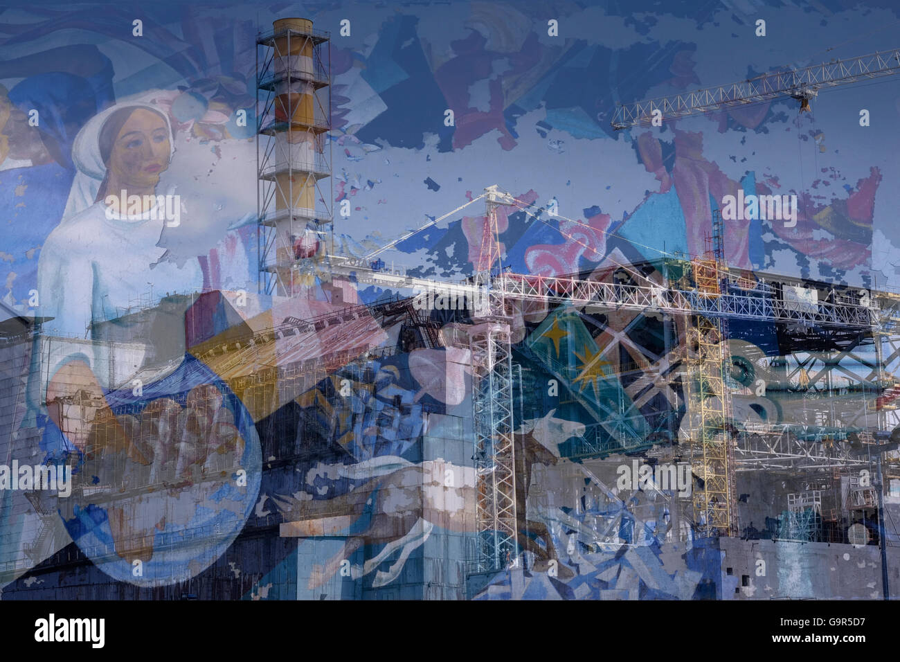 Chernobyl Nuclear Power Plant Sarcophagus High Resolution Stock ...