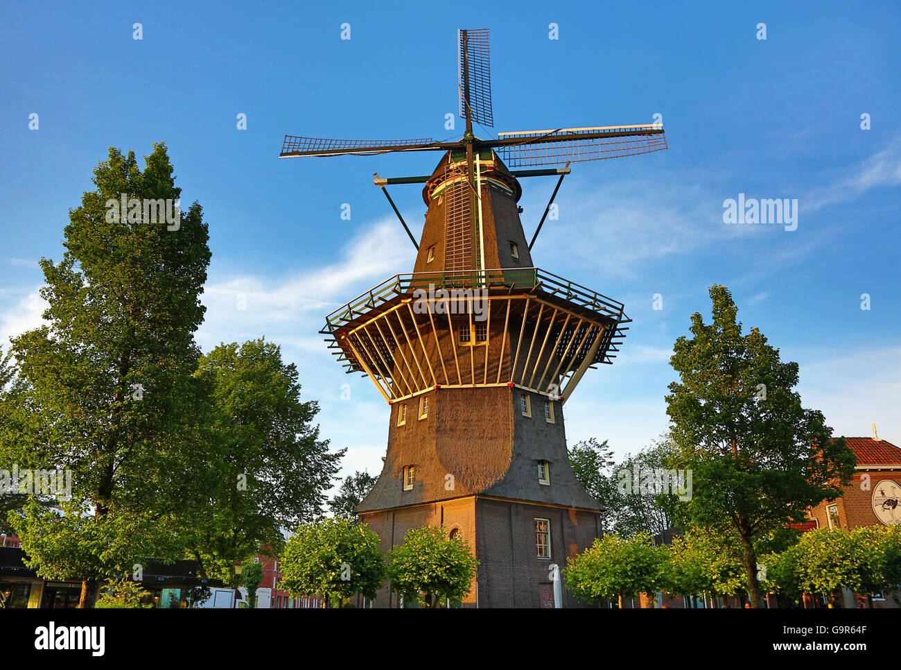 The De Gooyer Windmill in Amsterdam, Holland Stock Photo - Alamy