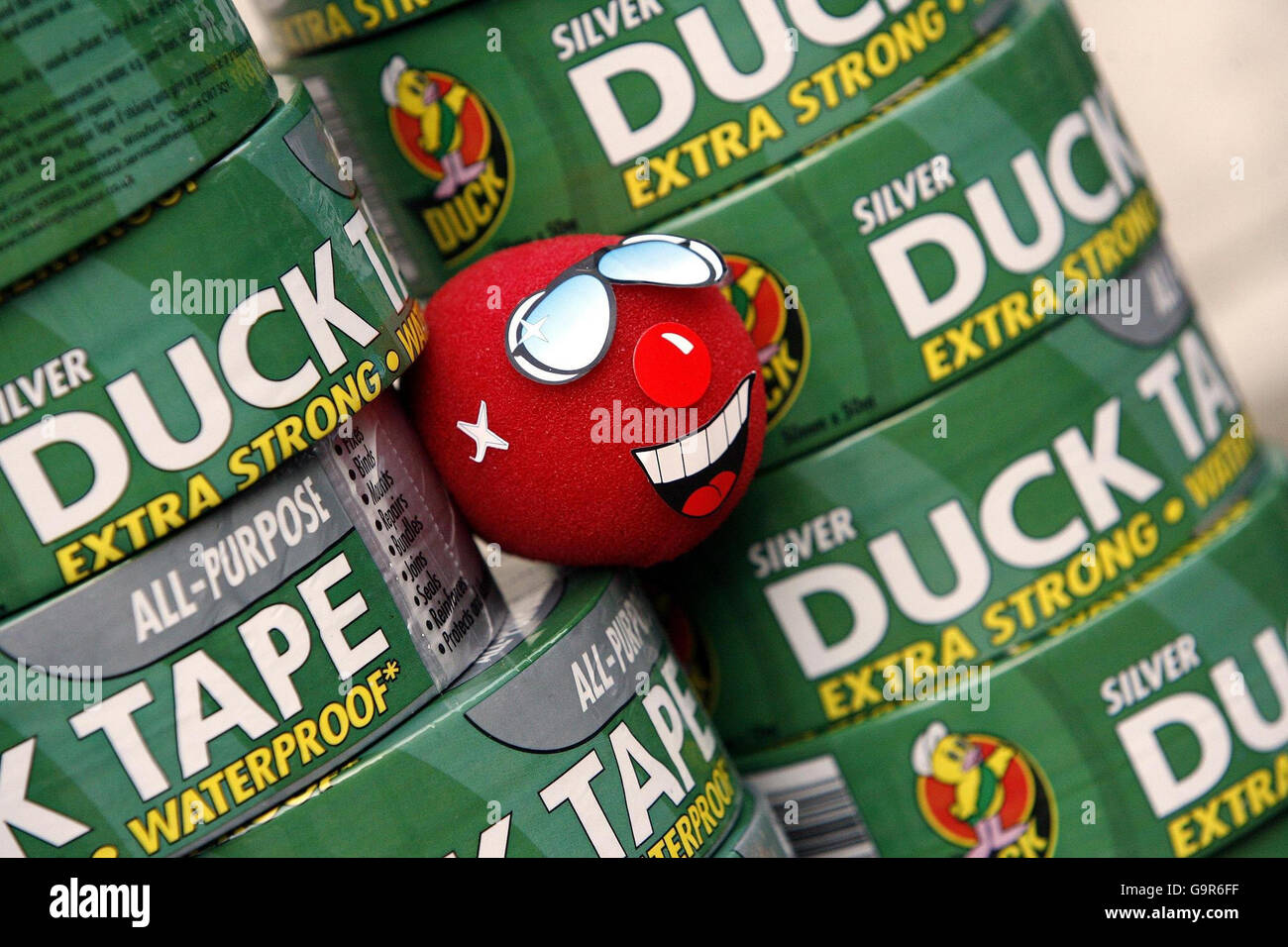 Duck tape is used by fundraisers at Liverpool University to tape ...