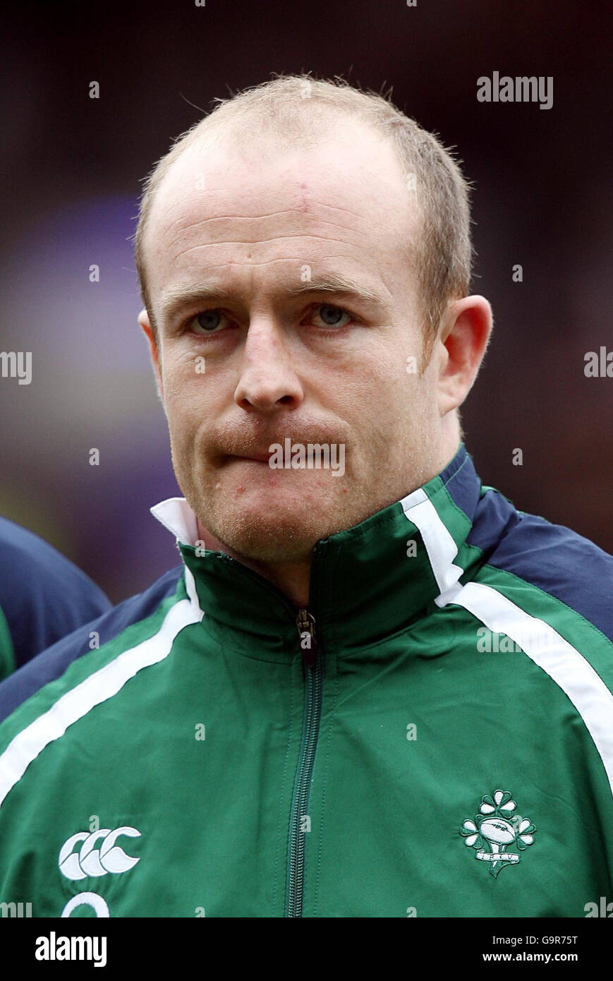 Ireland's Denis Hickie during the the RBS 6 Nations Championship match ...