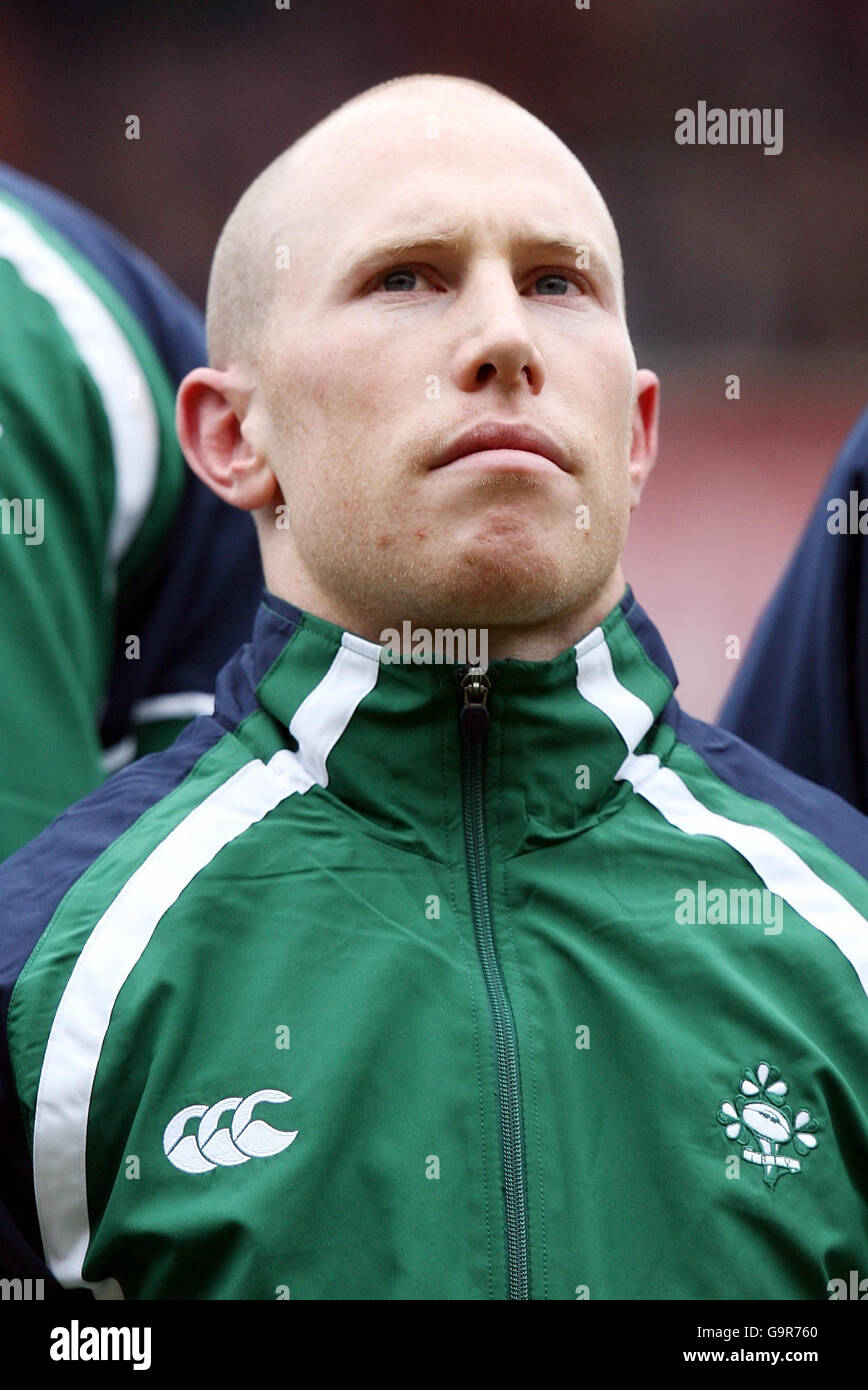 Ireland's Peter Stringer during the the RBS 6 Nations Championship match at Murrayfield ...