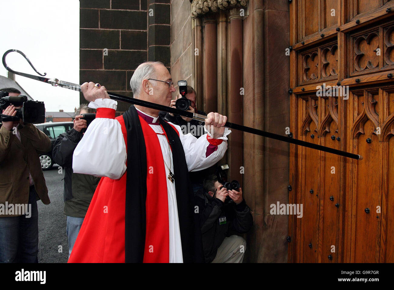 The most reverend alan edwin thomas harper cathedral hi-res stock ...
