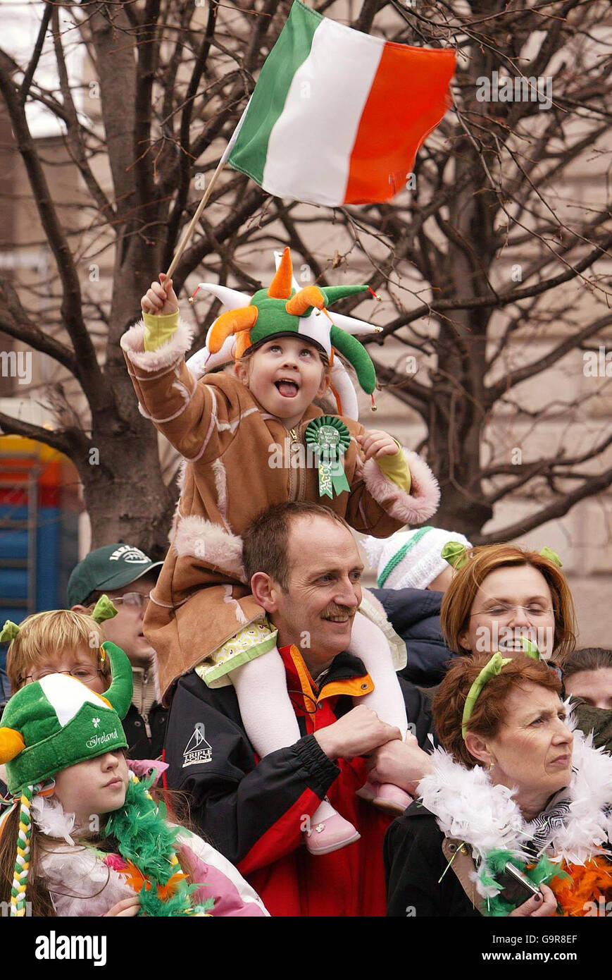 St Patrick's Day celebrated in Ireland Stock Photo - Alamy