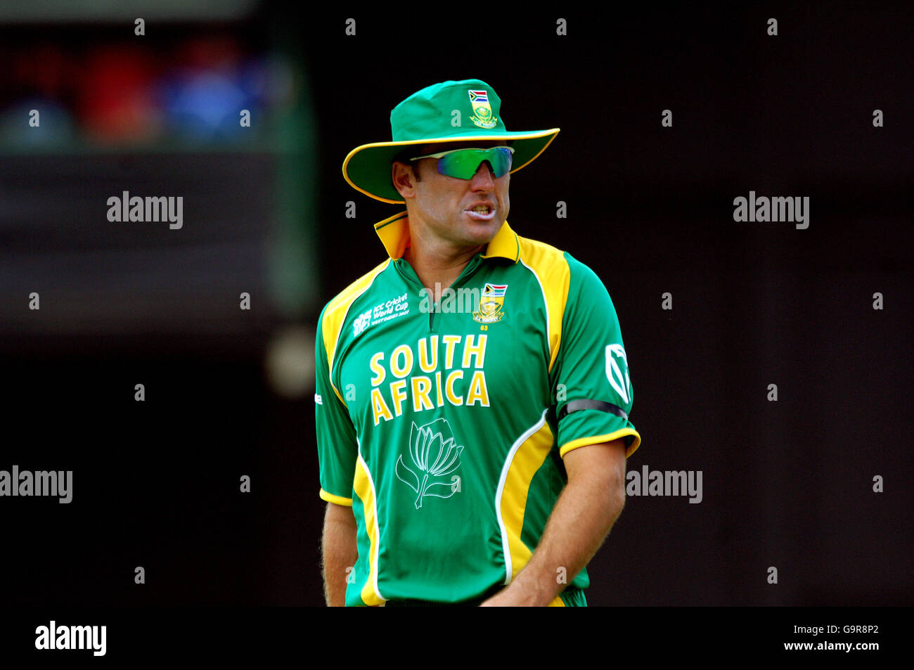 South Africa's Justin Kemp during the World Cup game between Scotland v ...