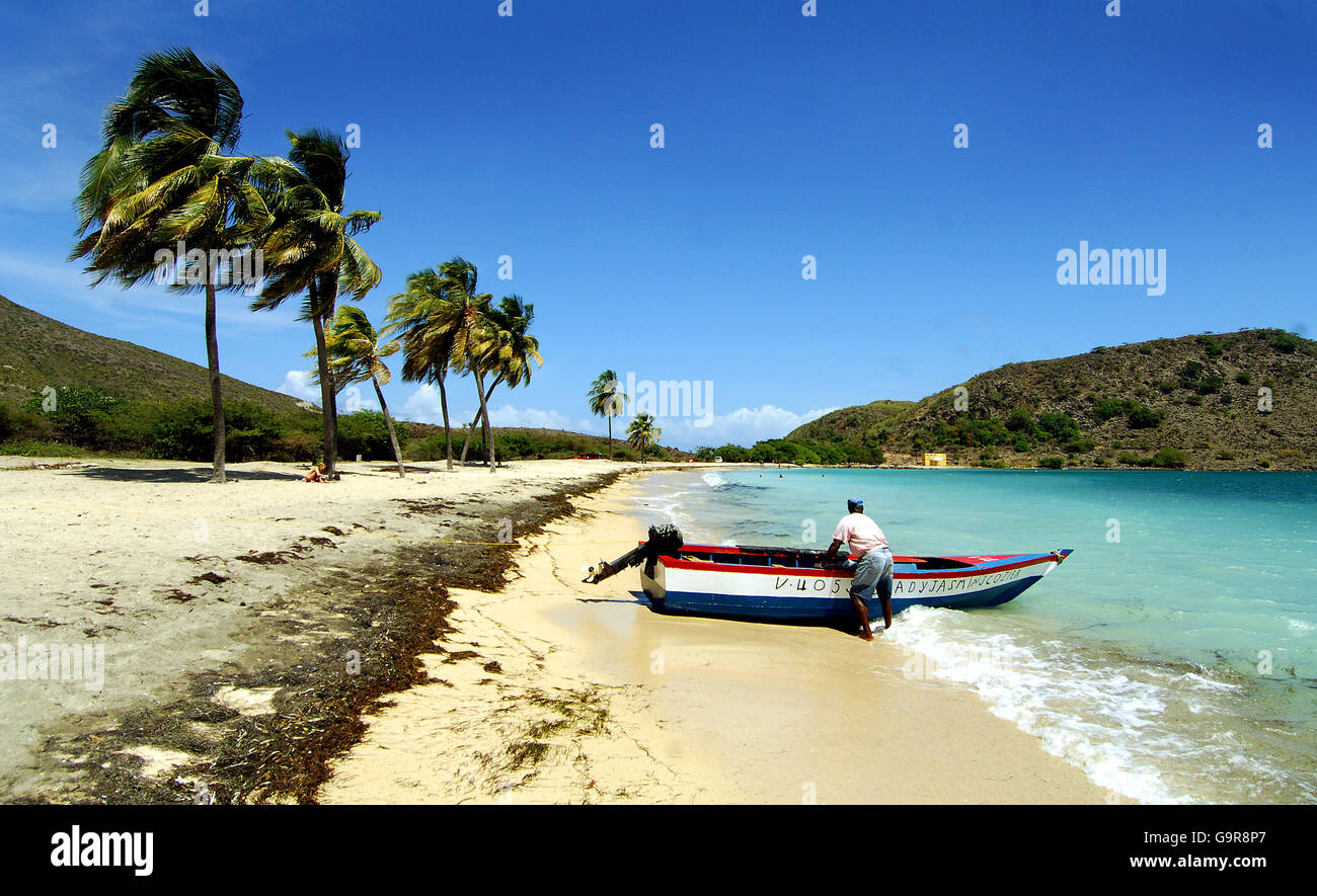 Cockleshell Bay beach, St Kitts, Sunday March 18 2007. PA photo: Rui ...