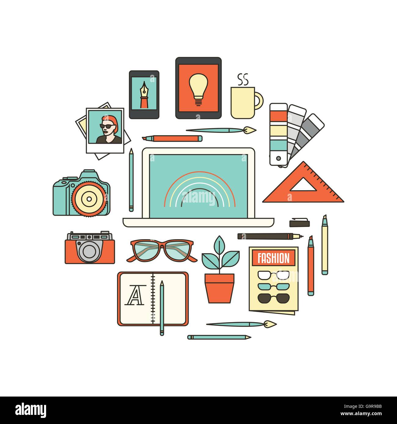 Designer Stock Vector Images - Alamy