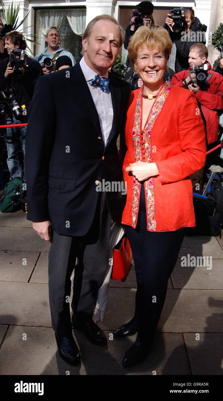 Christine and Neil Hamilton arrive at the TRIC (Television Radio ...
