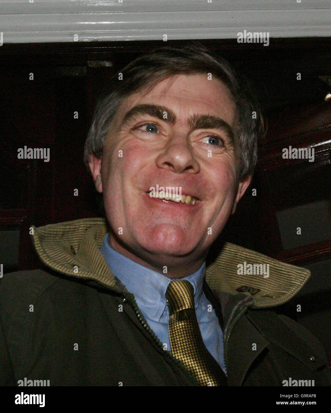 Conservative MP Patrick Mercer arrives back at his central London home ...