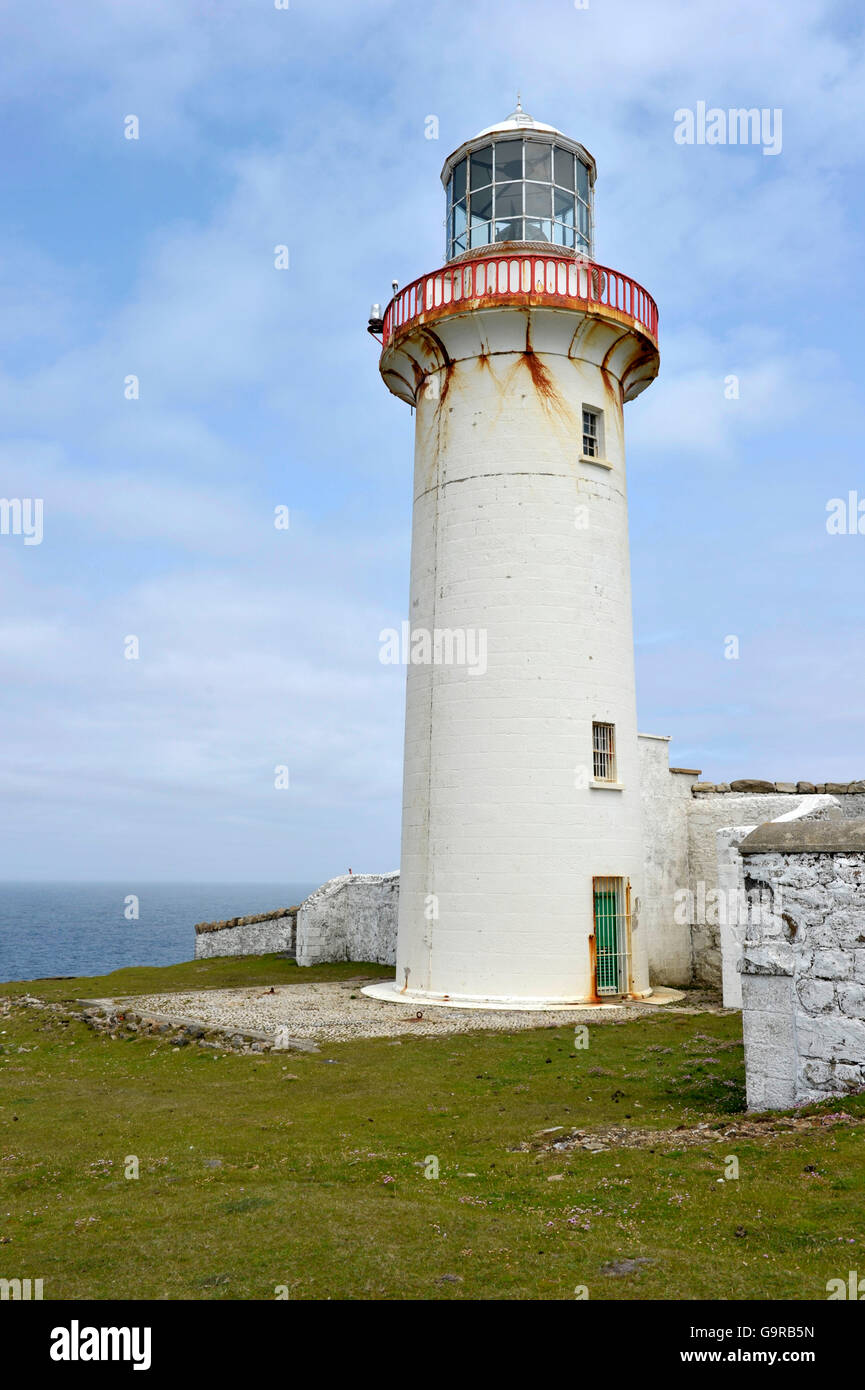 Arranmore Lighthouse, Arranmore Island, County Donegal, Ireland / Aran ...