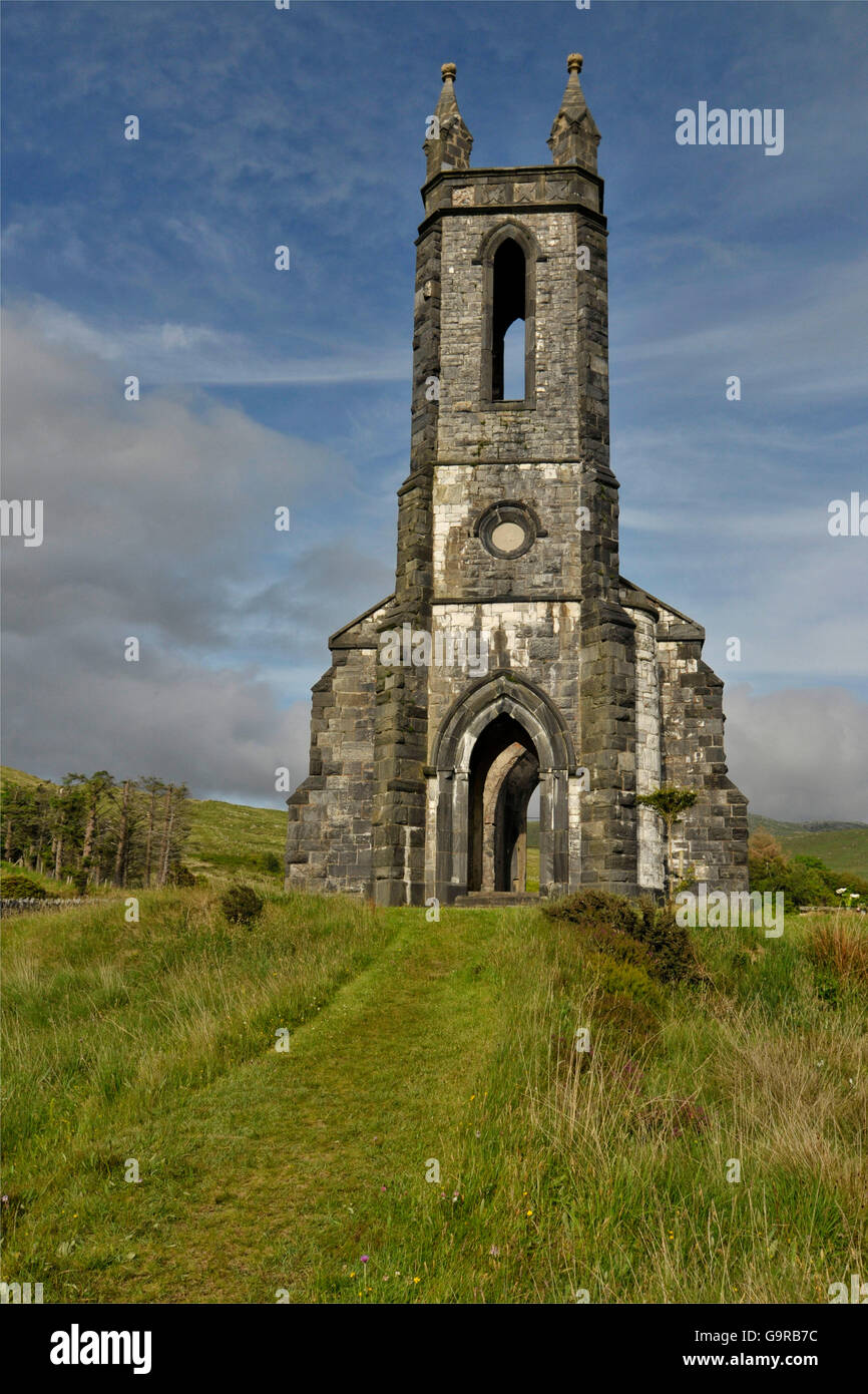 Old Church of Dunlewey, County Donegal, Ireland / Dunlewy, ruin Stock ...