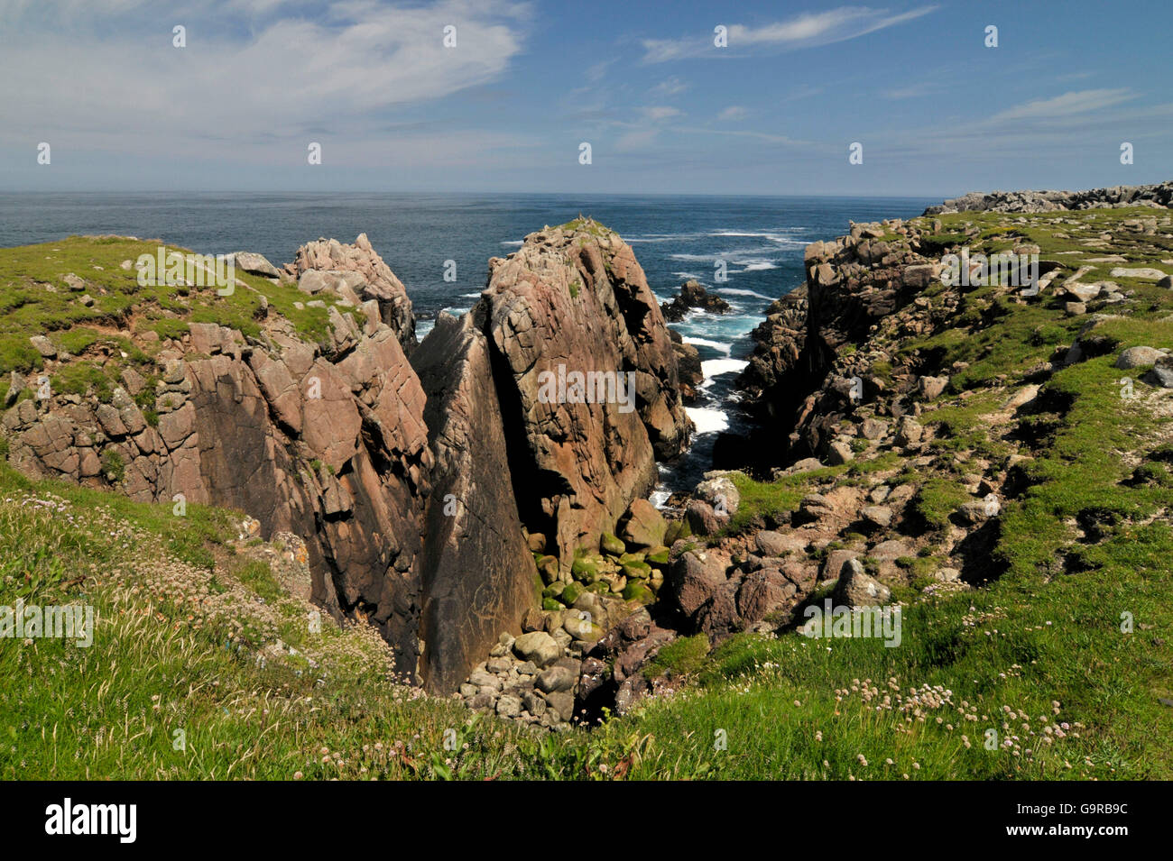 Coast of Tory Island, County Donegal, Ireland Stock Photo - Alamy