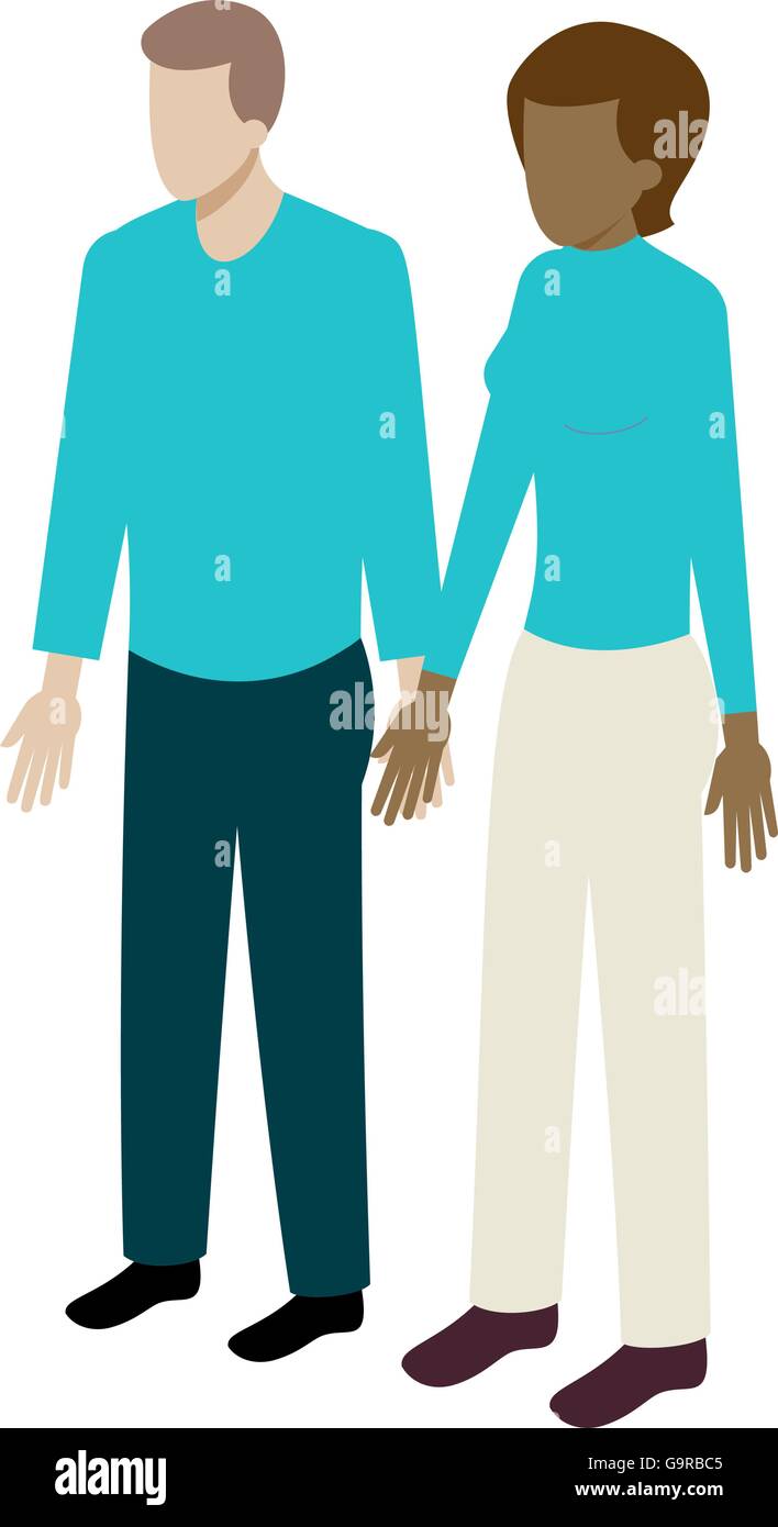 Isometric international couple Stock Vector Image & Art - Alamy