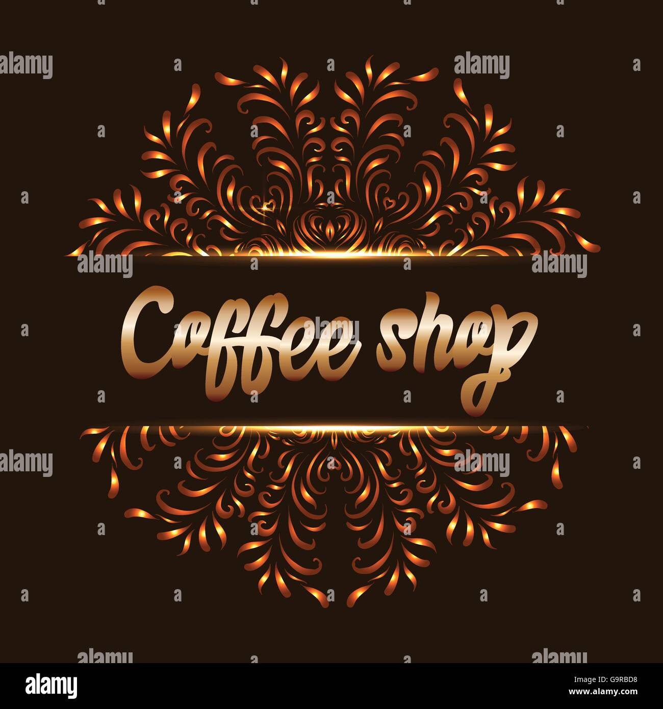 Coffee shop concept cafe Stock Vector Images - Alamy