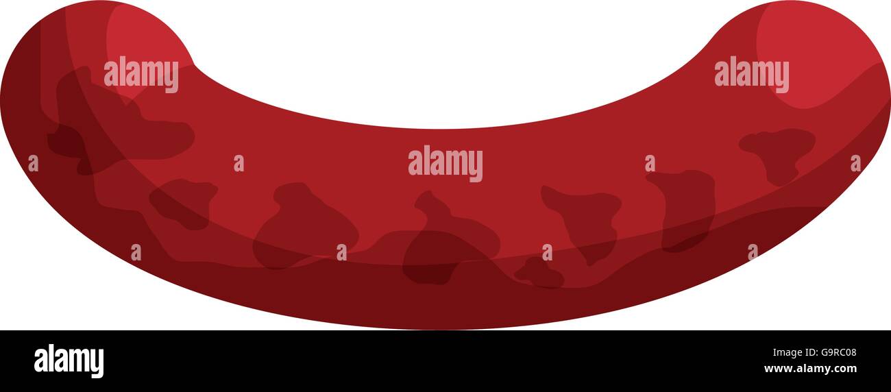 Grill sausage icon cartoon hi-res stock photography and images - Alamy