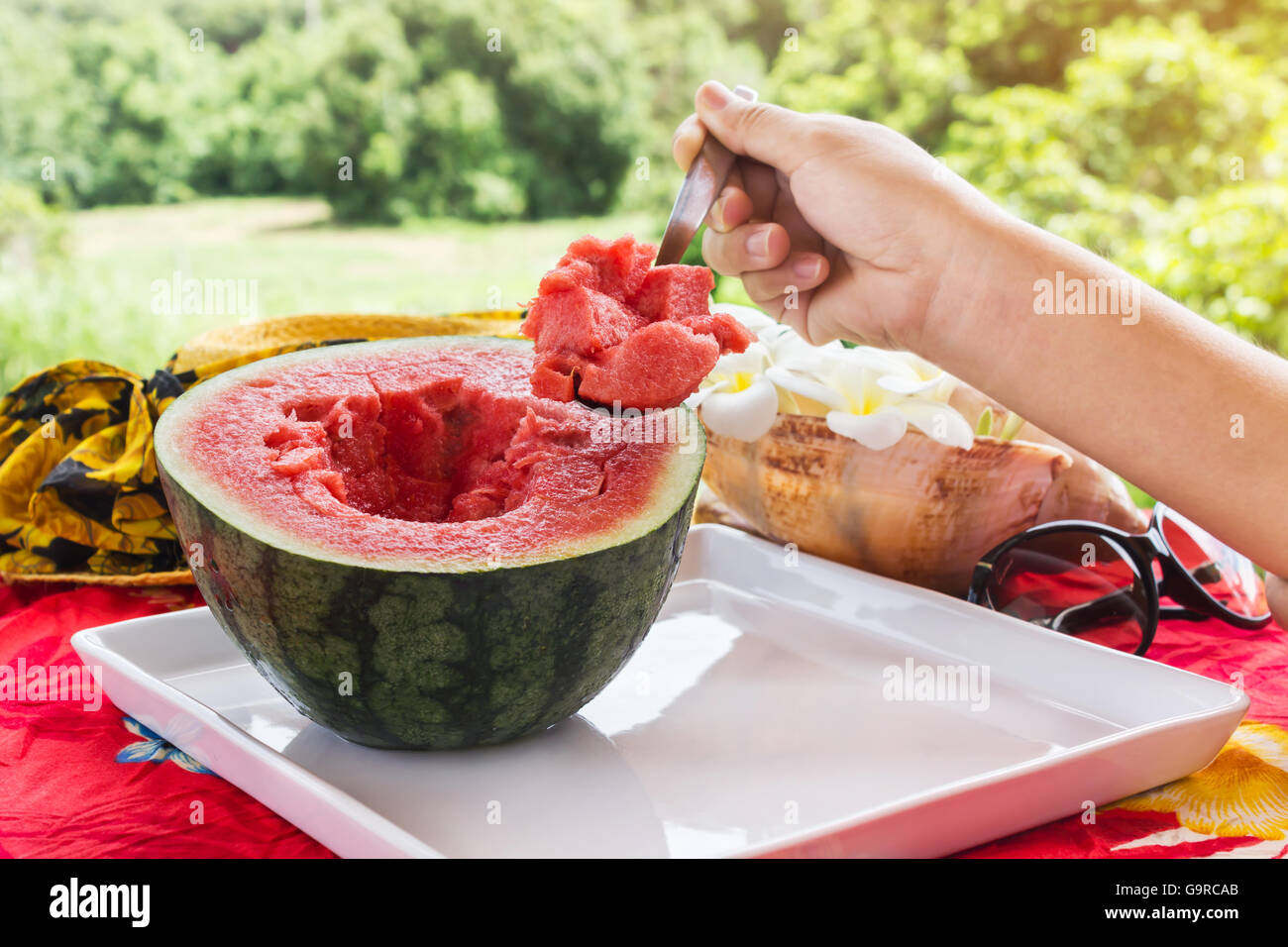 Hand scoop hi-res stock photography and images - Alamy