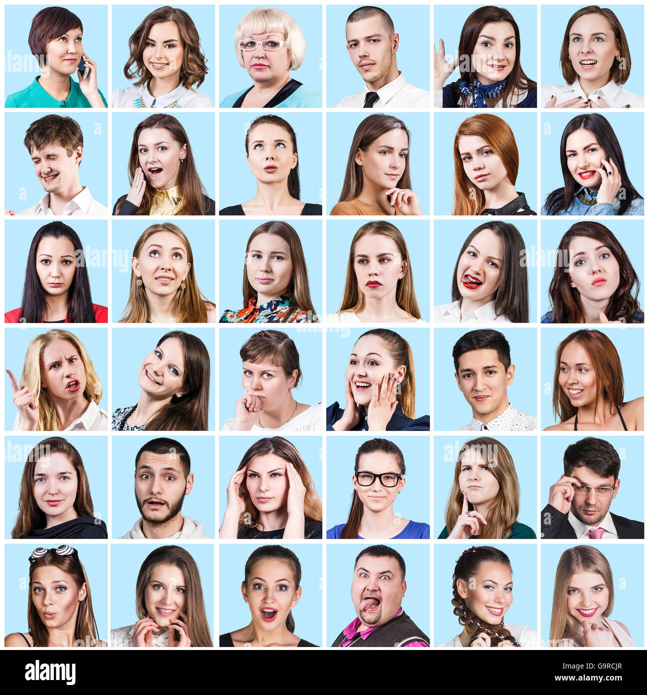 People expressing different emotions Stock Photo - Alamy
