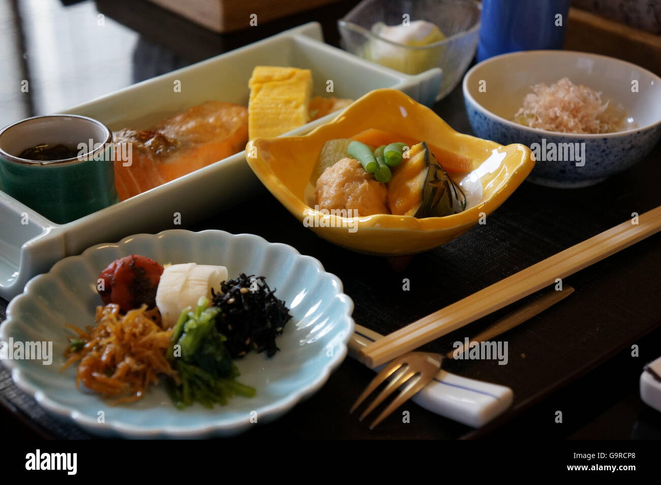 traditional breakfast in ryokan, Kyoto Stock Photo - Alamy