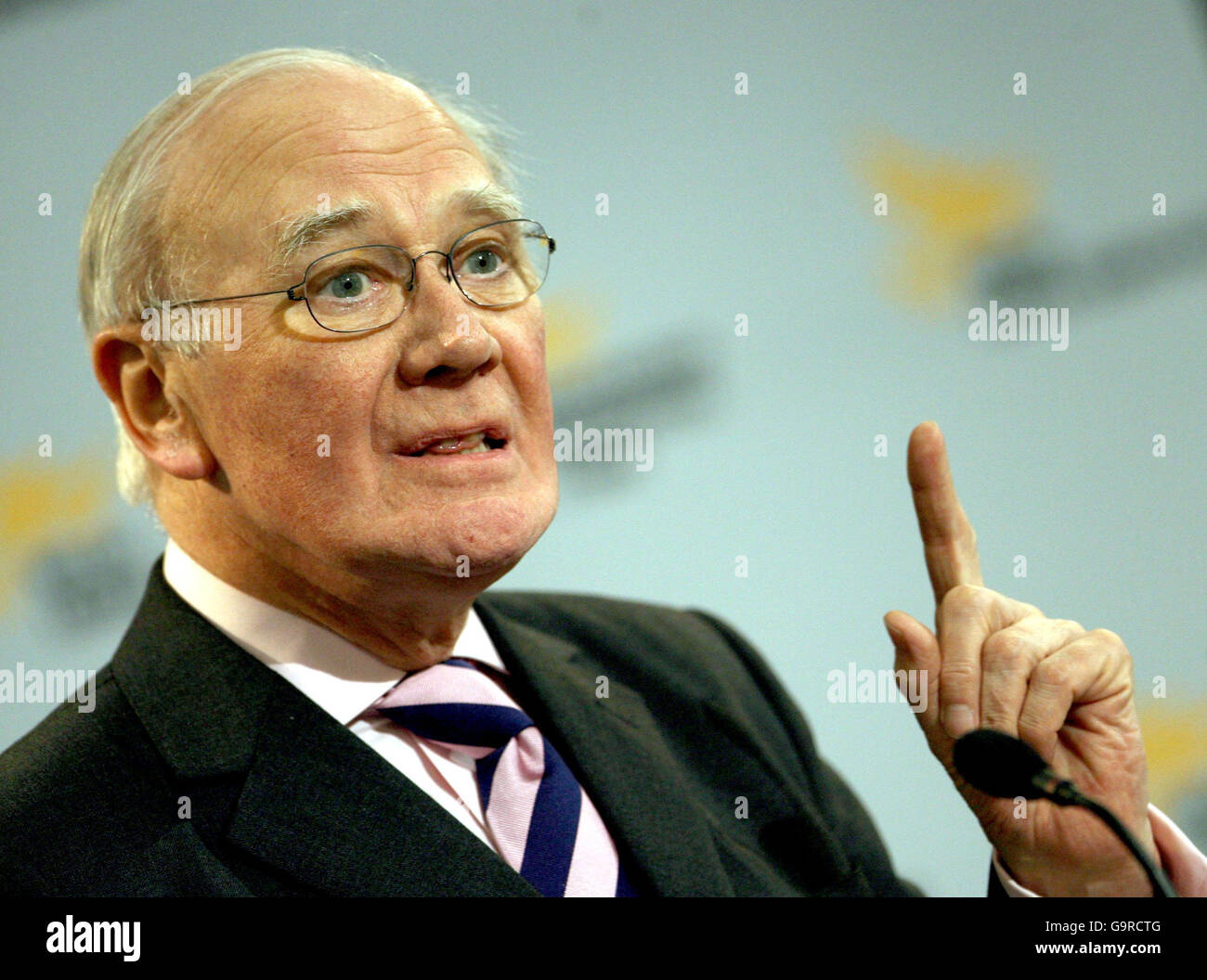 Liberal Democrat leader Menzies Campbell speaks during the Welsh ...