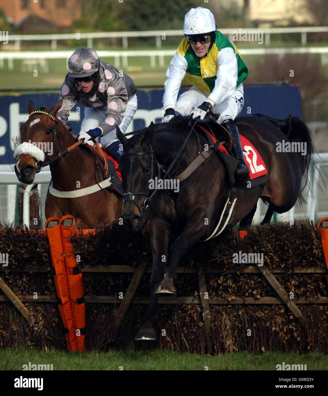 Horse Racing - Sandown Stock Photo - Alamy