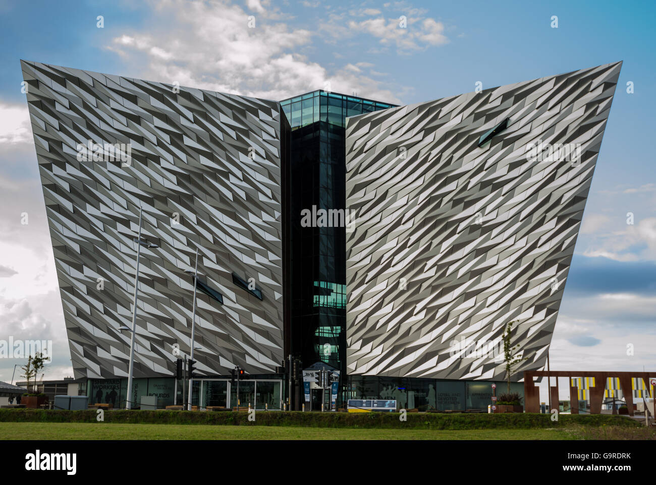 The Titanic Belfast Visitor Experience Centre Stock Photo - Alamy