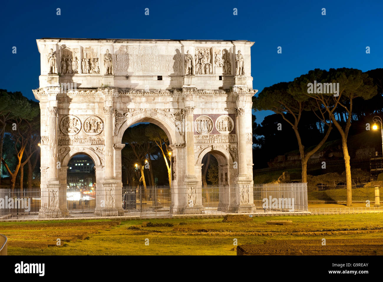Arch of Constantine, Rome, Lazio, Italy / arch of triumph Stock Photo ...