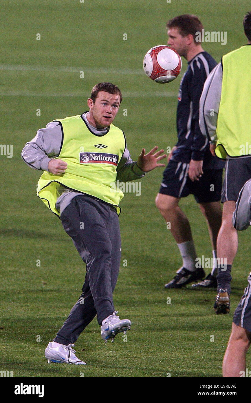 Soccer - England Training - Ramat Gan Stadium. England's Wayne Rooney ...