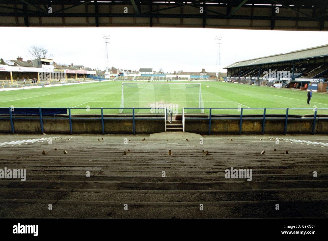 General view of Saltergate, home of Chesterfield, from the back of the ...