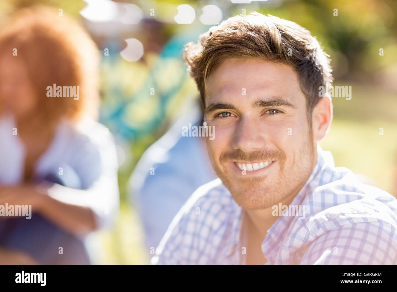 Portrait handsome male smiling camera hi-res stock photography and ...