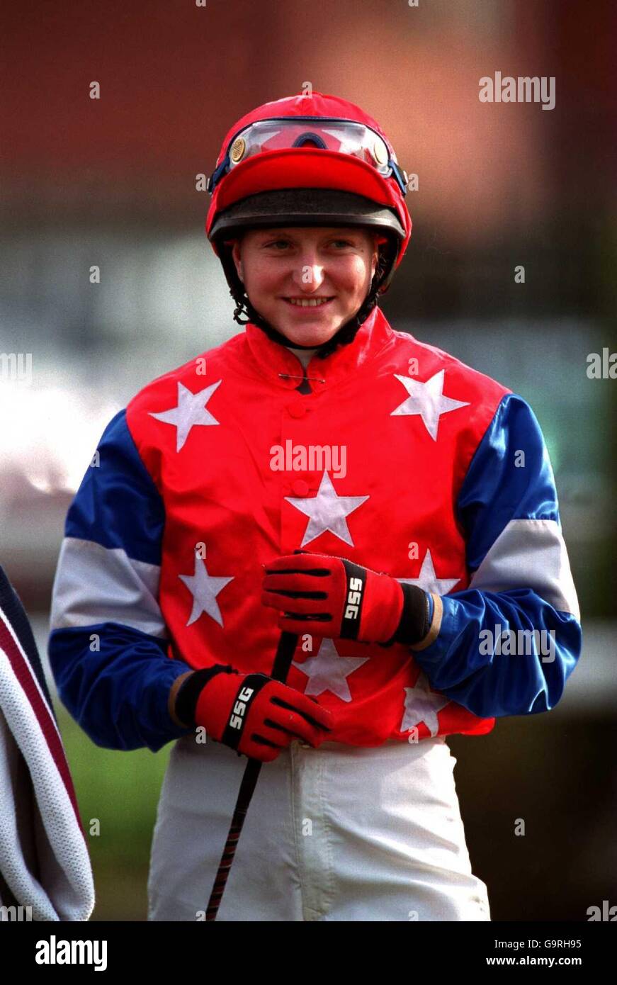 Horse Racing - Wolverhampton Races. Michelle Saunders Stock Photo - Alamy