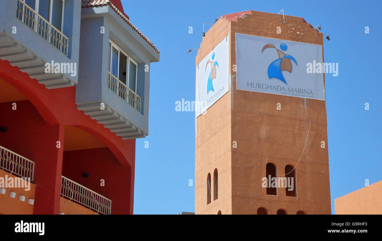 Logo Hurghada Marina, New Marina, Marina Boulevard, yacht harbour ...