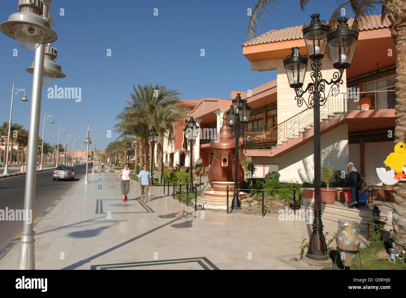 Promenade, Hurghada, Egypt Stock Photo - Alamy
