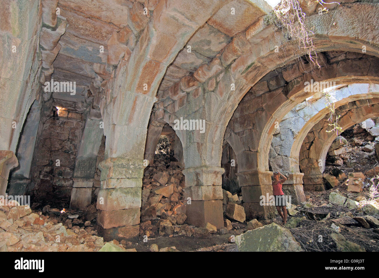 ancient roman cistern, ruin, ruins, Demre, Muyra, Lykia, Turkey, Asia ...