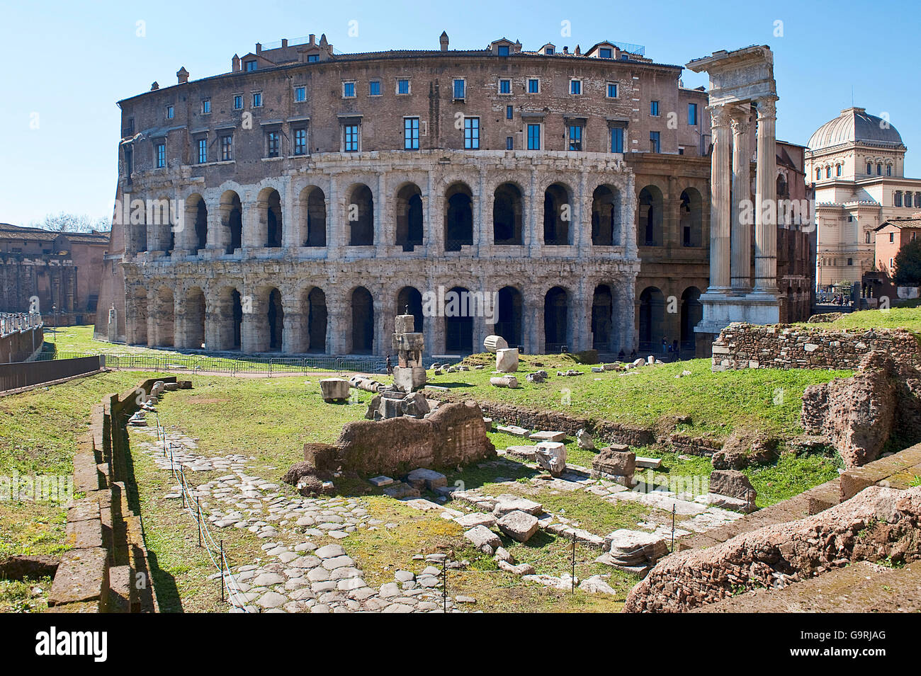 Theatre of Marcellus, ancient, Rome, Lazio, Italy, Europe Stock Photo ...