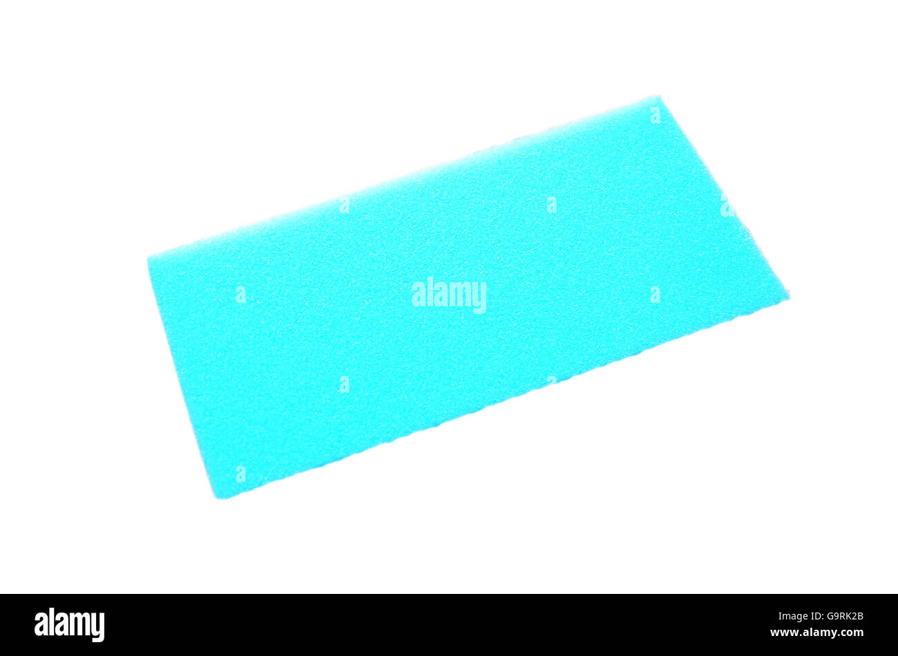 Blue Sponge for car wash Stock Photo - Alamy