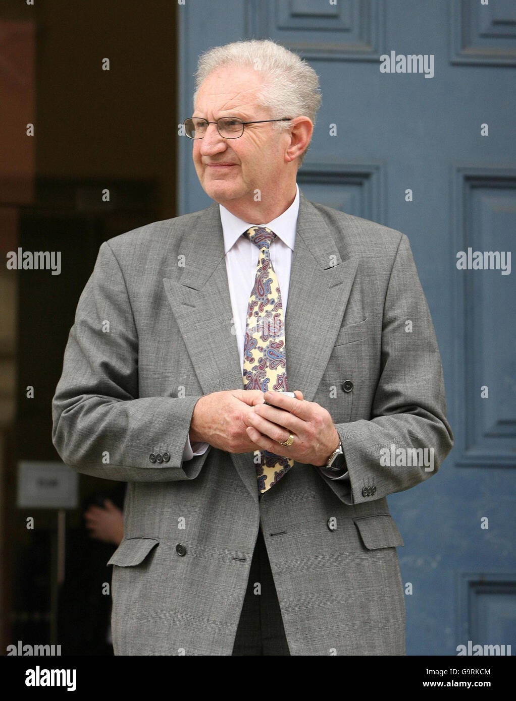 Retired health and safety inspector William Edgar leaves an inquest ...