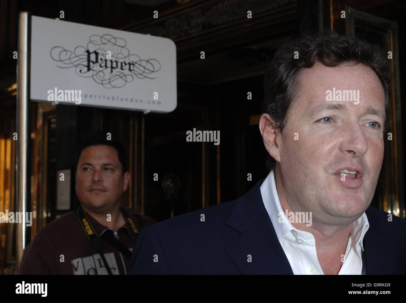 Piers Morgan book launch - London Stock Photo - Alamy