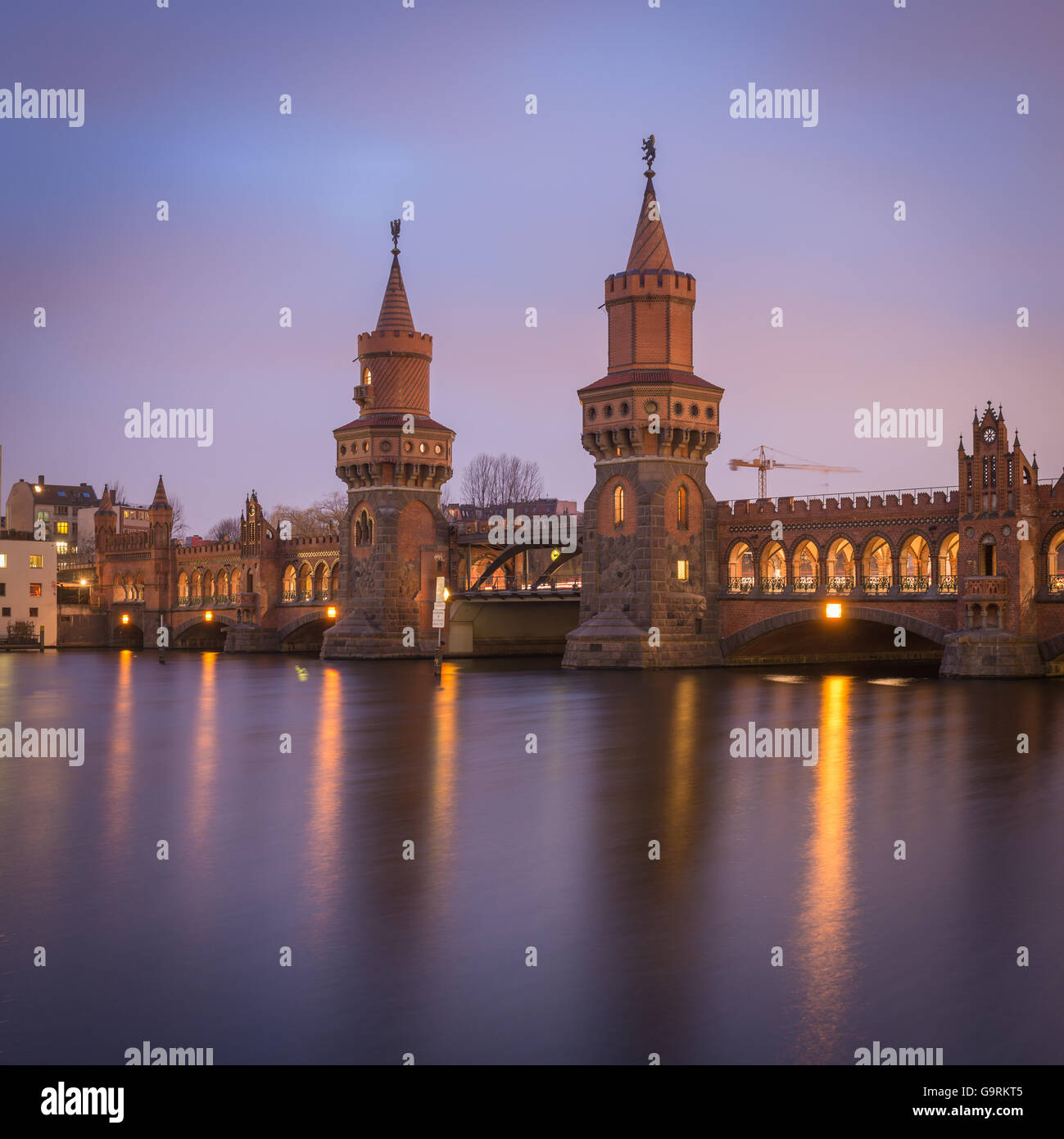 Oberbaum Brücke, Berlin Stock Photo - Alamy