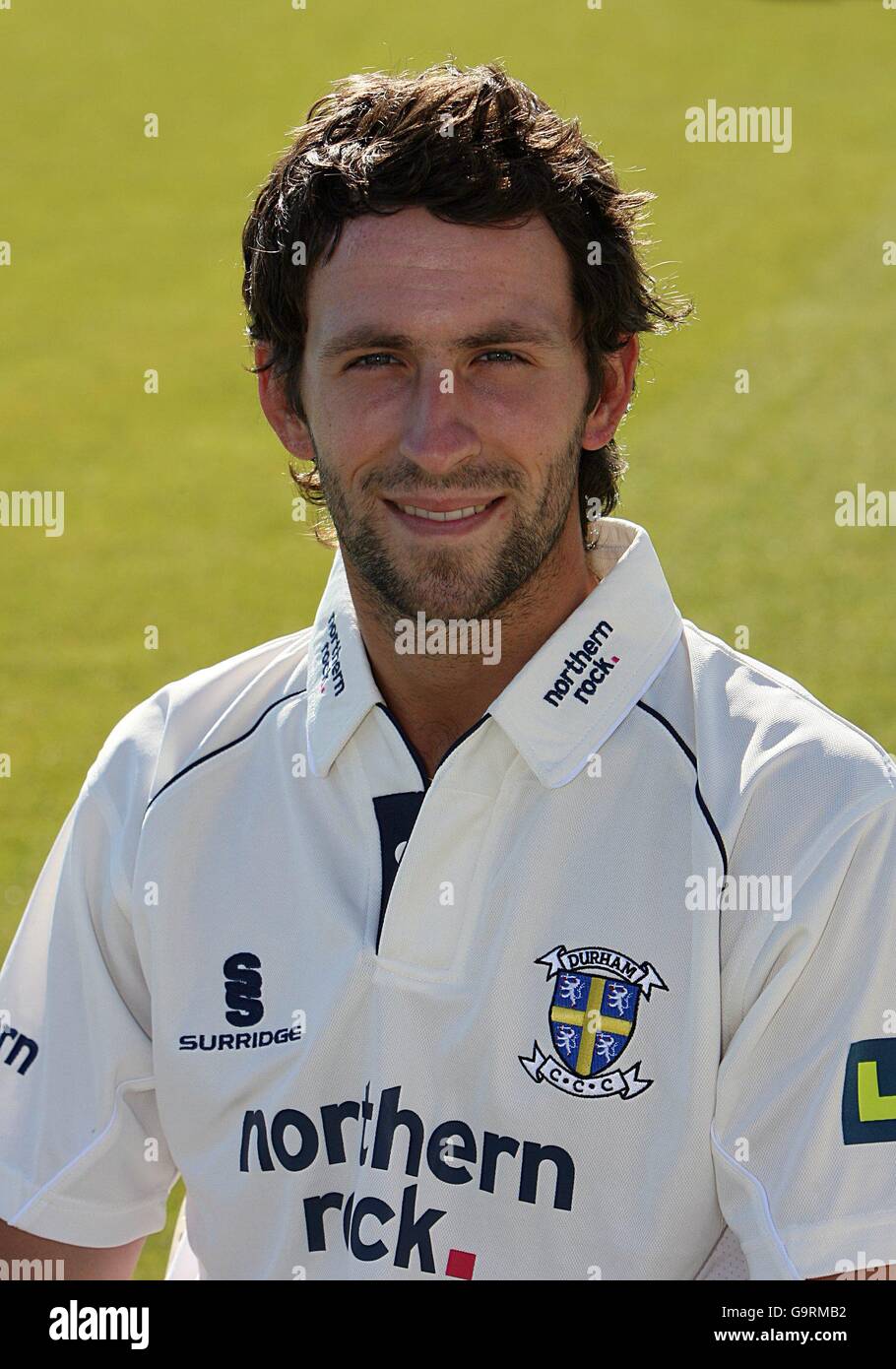 Cricket - Durham Press Day - County Ground. Graham Onions, Durham Stock ...