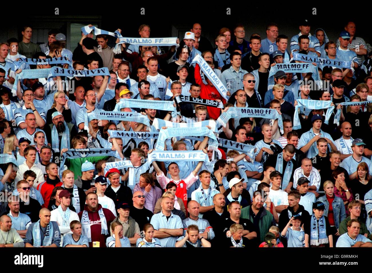 Rangers fans cheer on their team hi-res stock photography and images ...