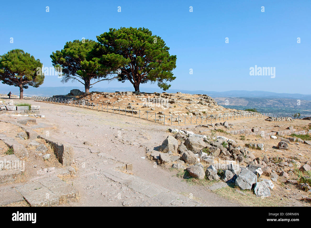 original site of Pergamon Altar, Turkey, Asien / Pergamon Stock Photo ...